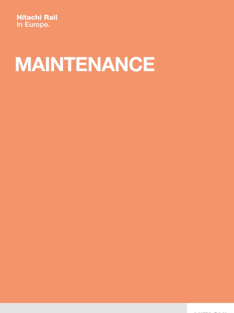 Hitachi Ashford Train Maintenance Overview | PDF | Train | Rail Transport