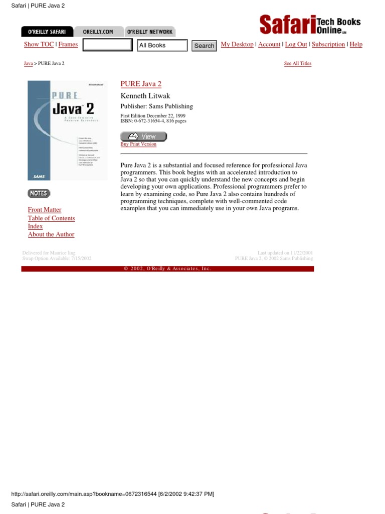 Java Pure Java 2 Pdf Java Programming Language Inheritance 2687