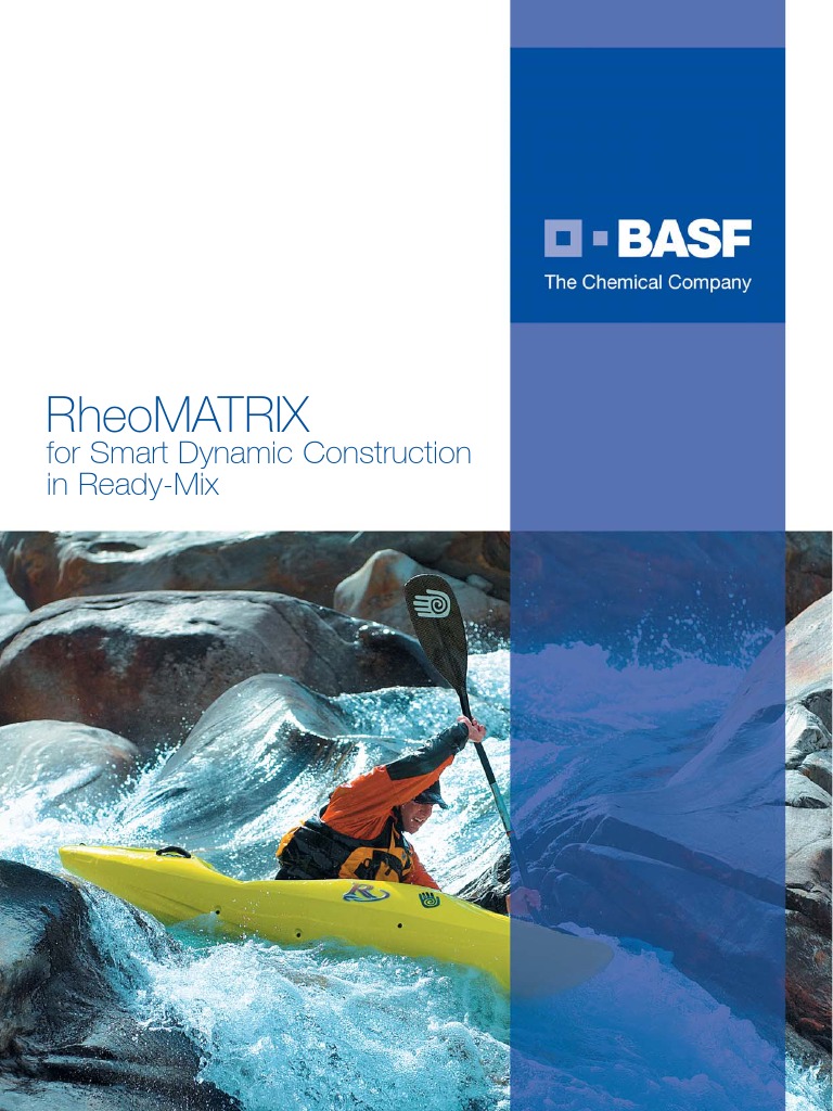 BASF Rheomatrix en | PDF | Rheology | Concrete