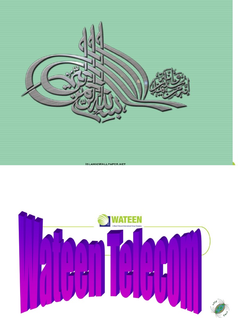 Presentation On Wateen | PDF | Wi Max | Networks