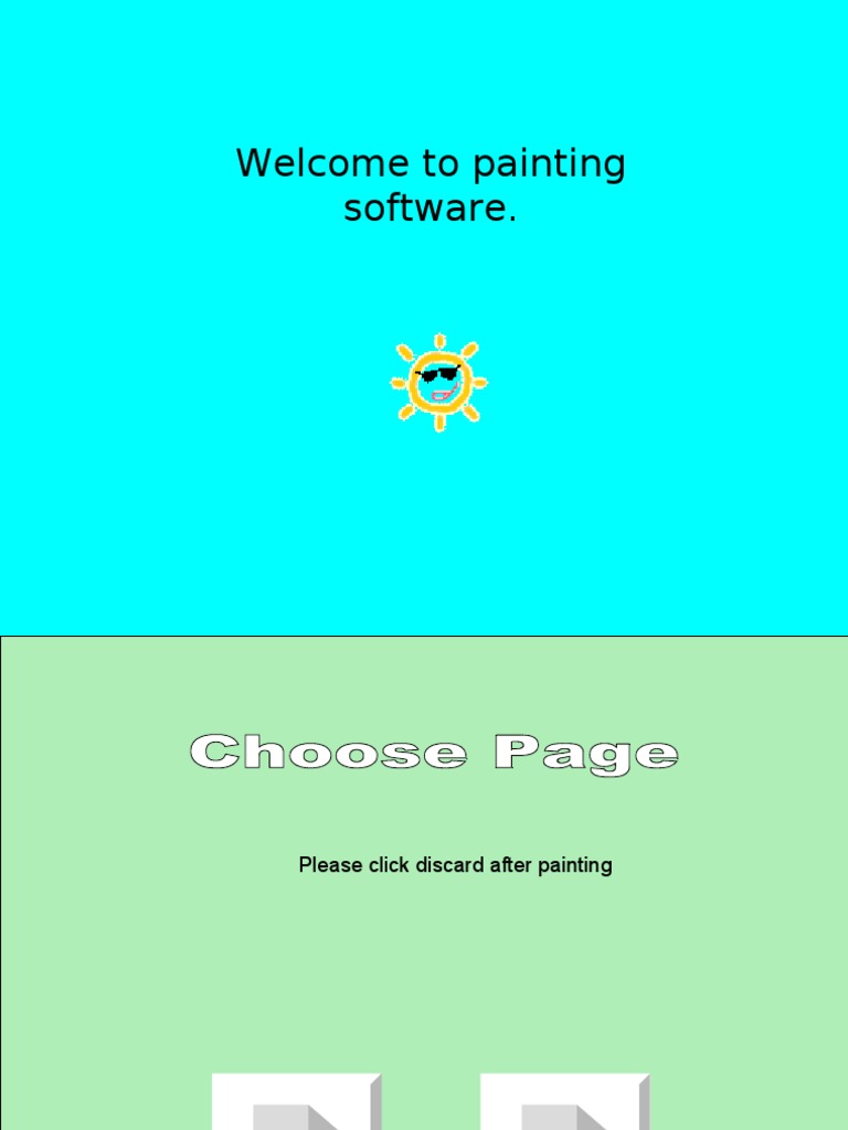 Painting Software Instructions | PDF