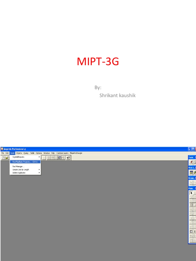 How To Use Mipt 3G | PDF