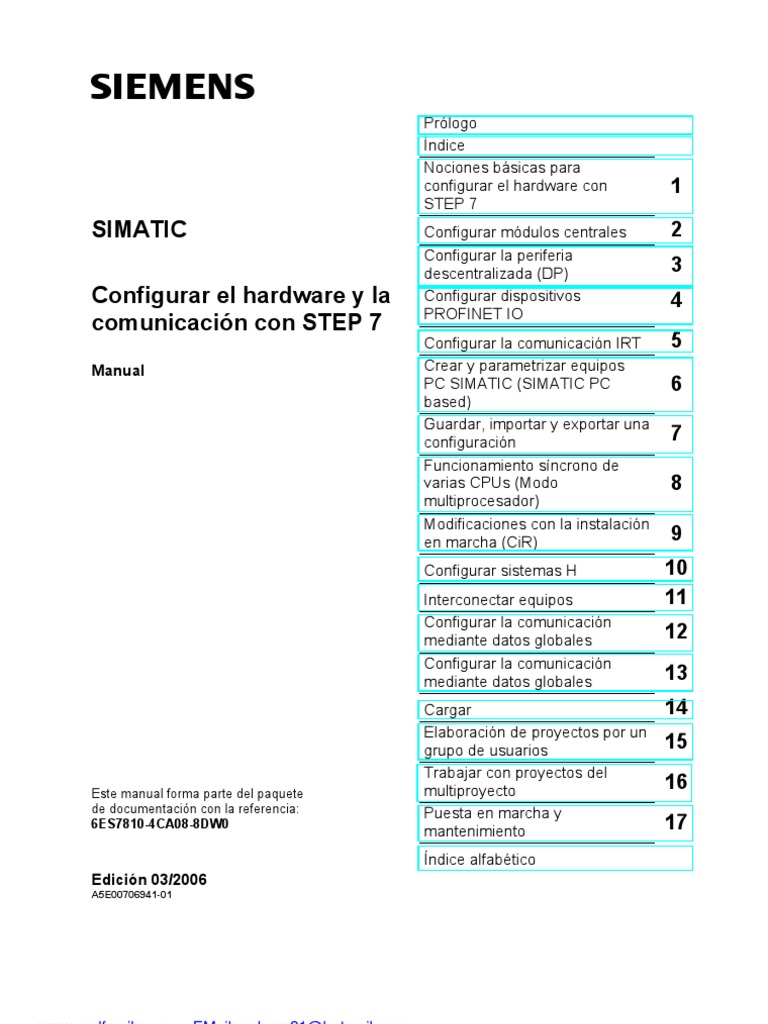 STEP7-Configuraci N Del Hardware Con STEP 7 | PDF | Hardware de la computadora | Marca comercial