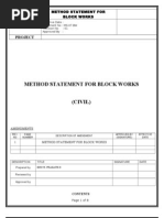 Method Statement For Slab On Grade | PDF | Concrete | Building Engineering