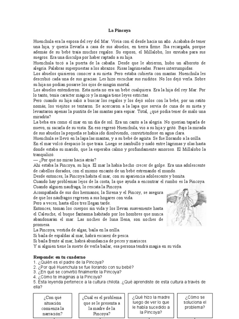 Leyendas Con Actividades 5° Básico | PDF