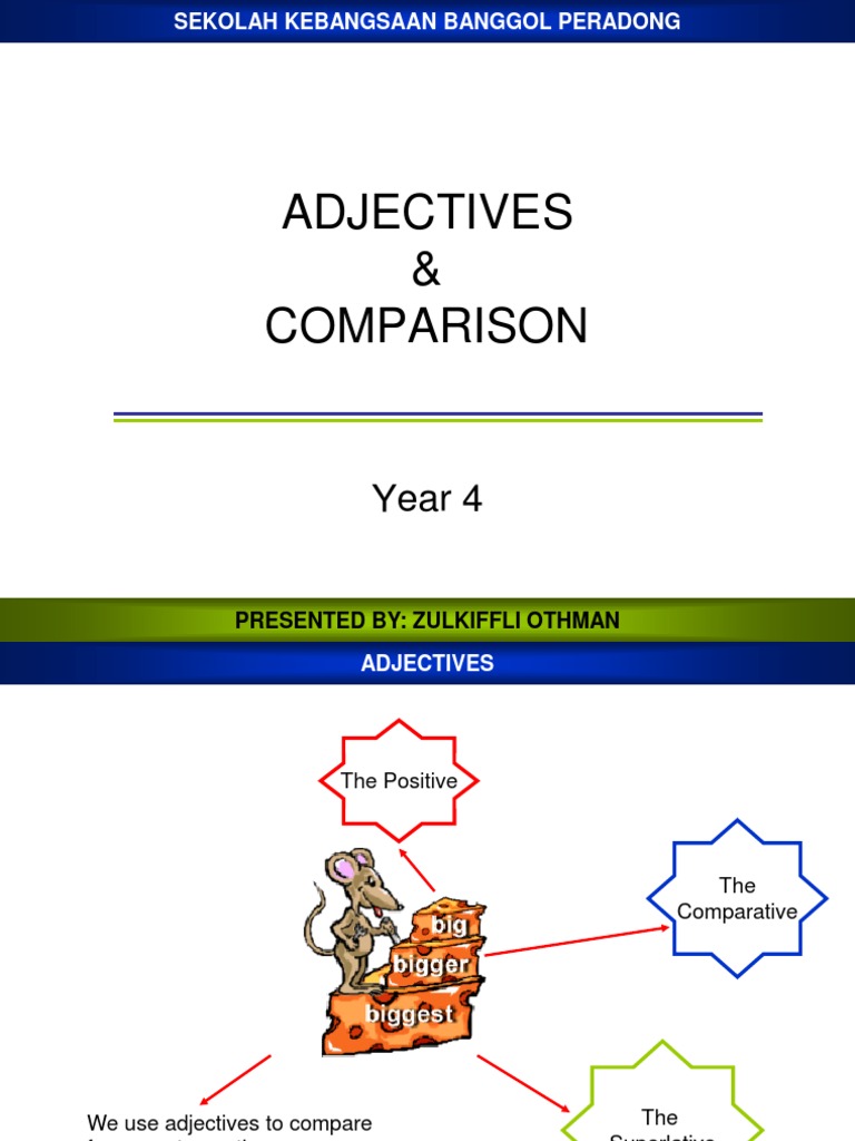 Adjectives and Comparison | PDF | Grammar | Language Mechanics