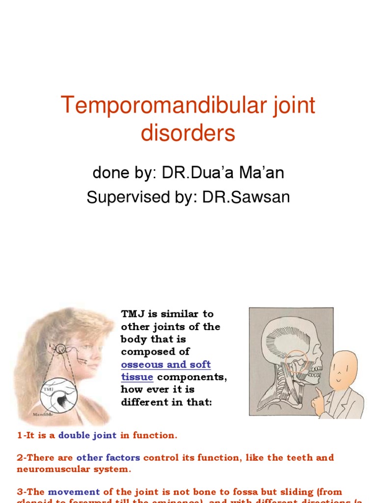 TMJ Disorders | PDF | Human Anatomy | Musculoskeletal System