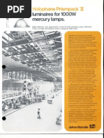 Benjamin Lighting RLM Industrial Incandescent Brochure 1976 | PDF ...