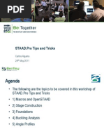 Advanced STAAD.Pro Training Manual | PDF | Truss | Normal Mode