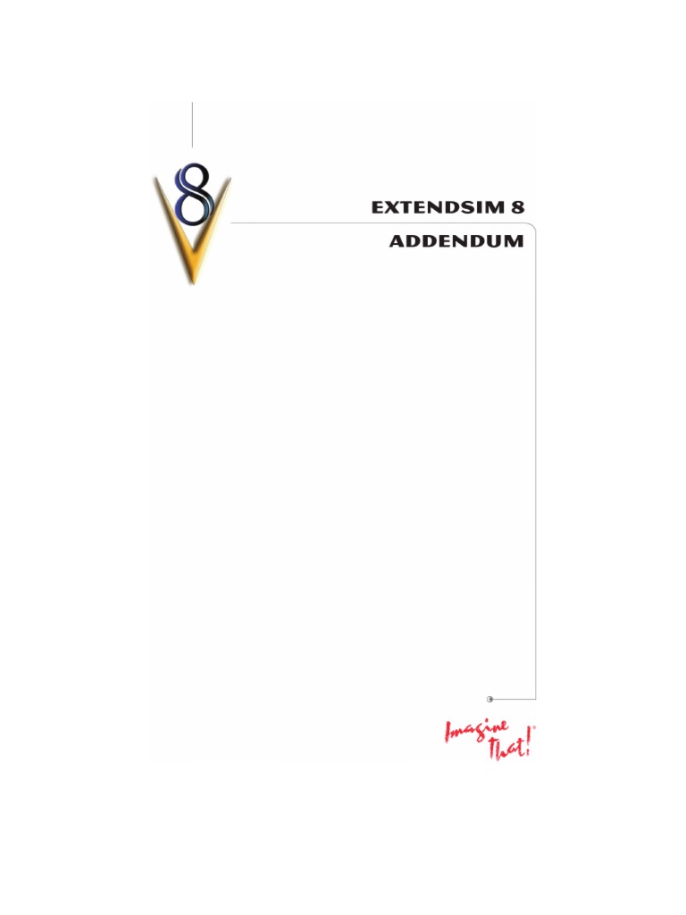Addendum ExtendSim | PDF | Databases | Computer File