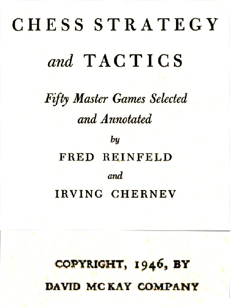 Chess Strategy and Tactics | PDF | Chess | Abstract Strategy Games