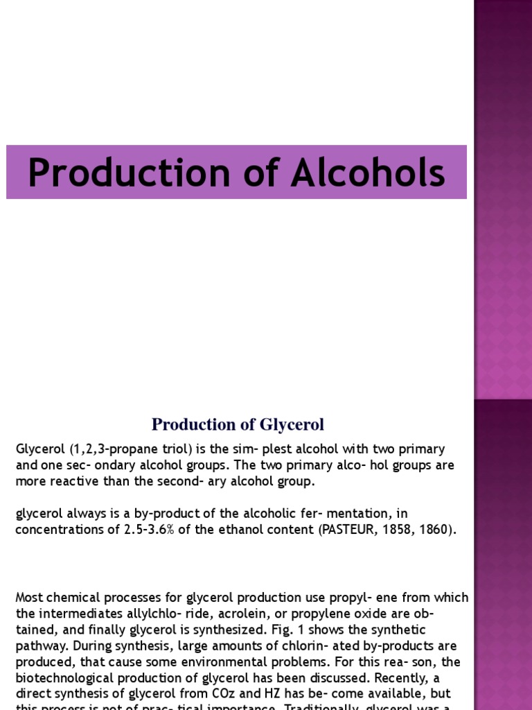 Alcohol Production | PDF | Sustainable Technologies | Chemical Energy ...