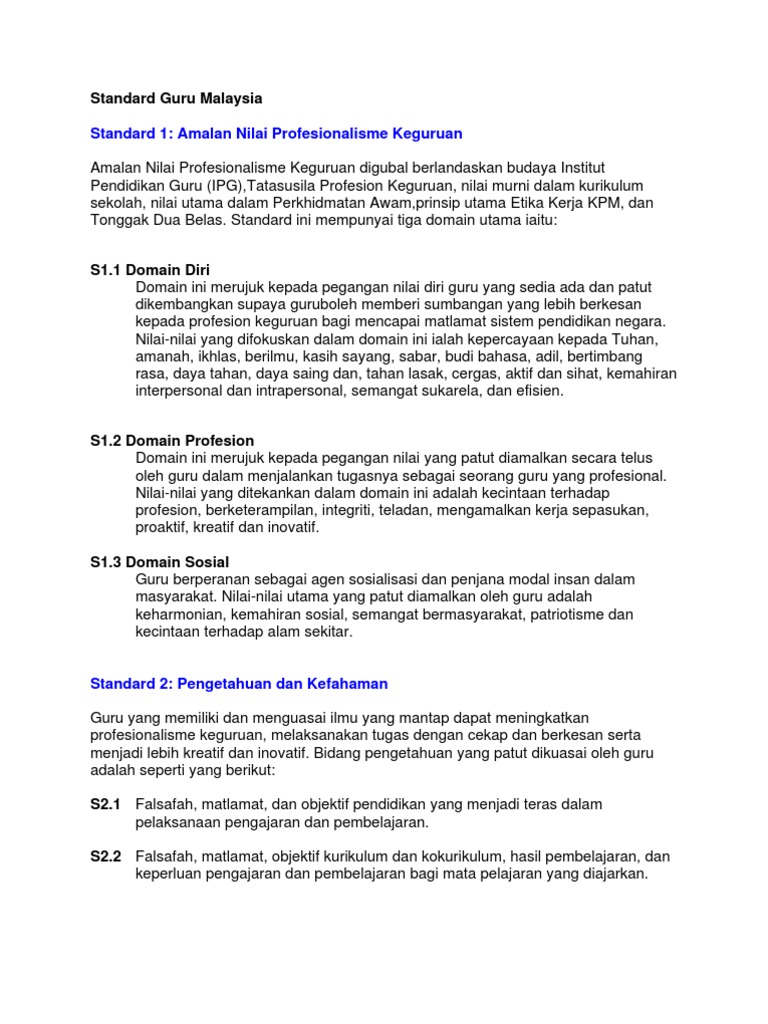 Standard Guru Malaysia | PDF