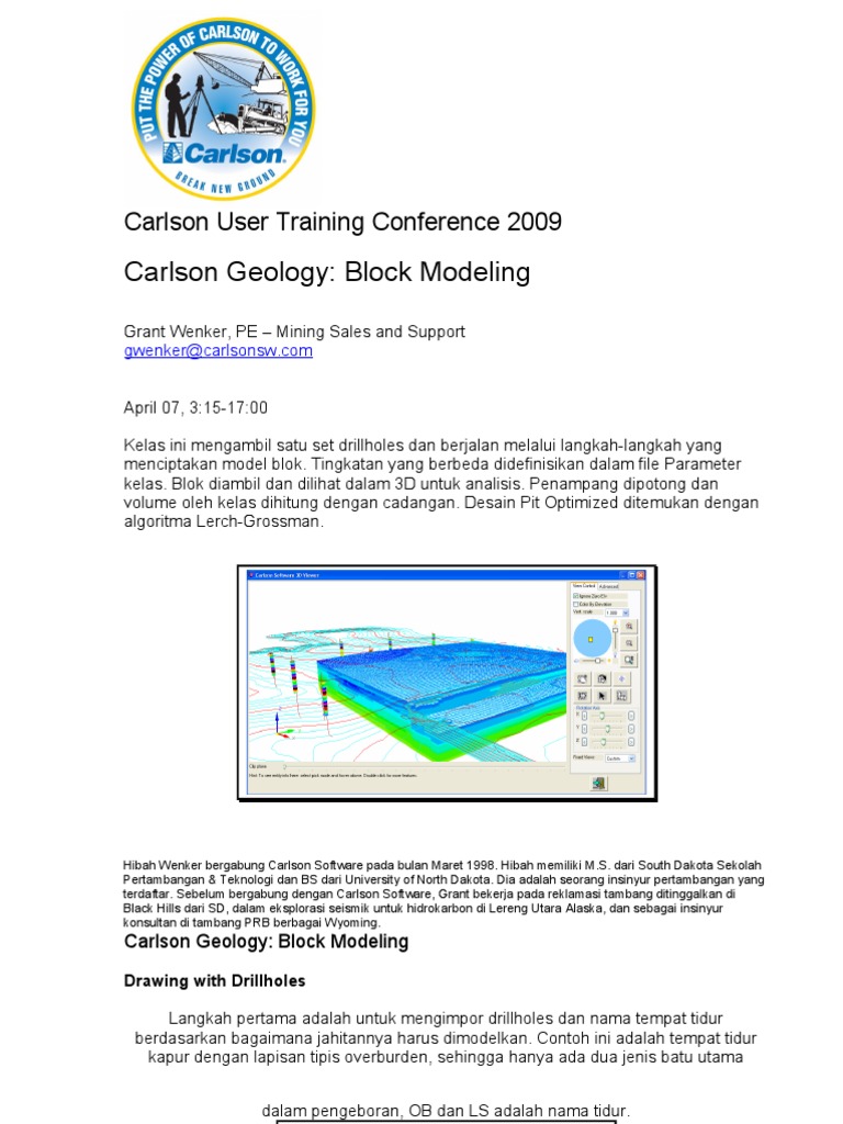 Geologic Block Modeling Ind | PDF