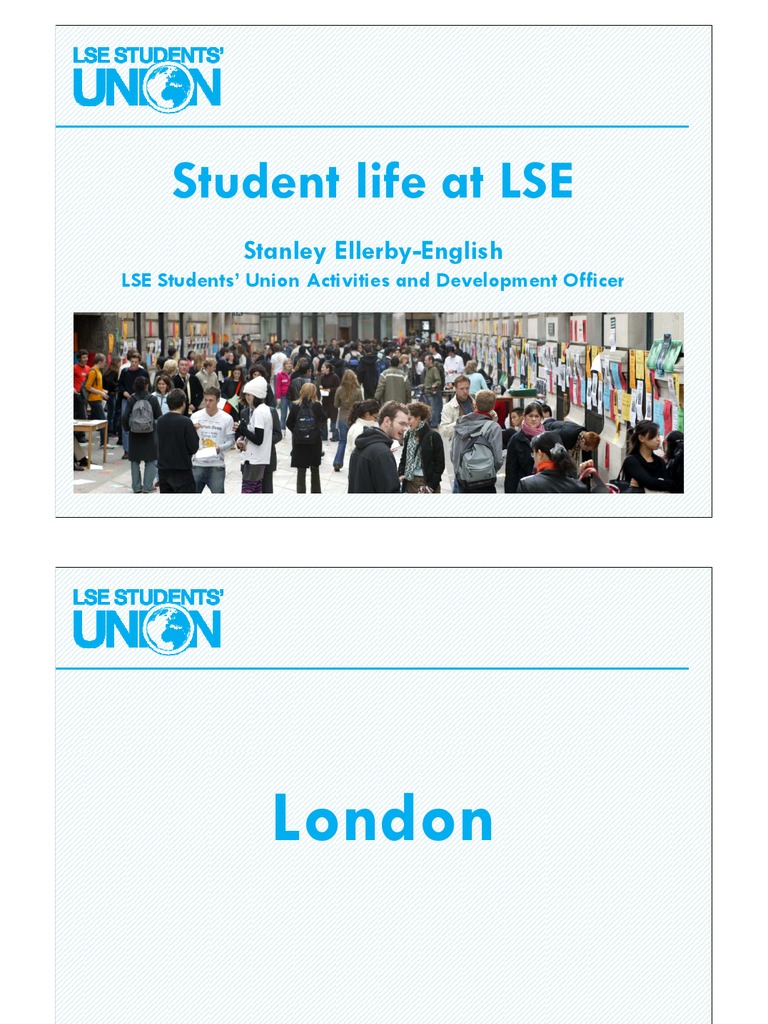 Student Life at LSE: A Comprehensive Guide | PDF | London School Of ...