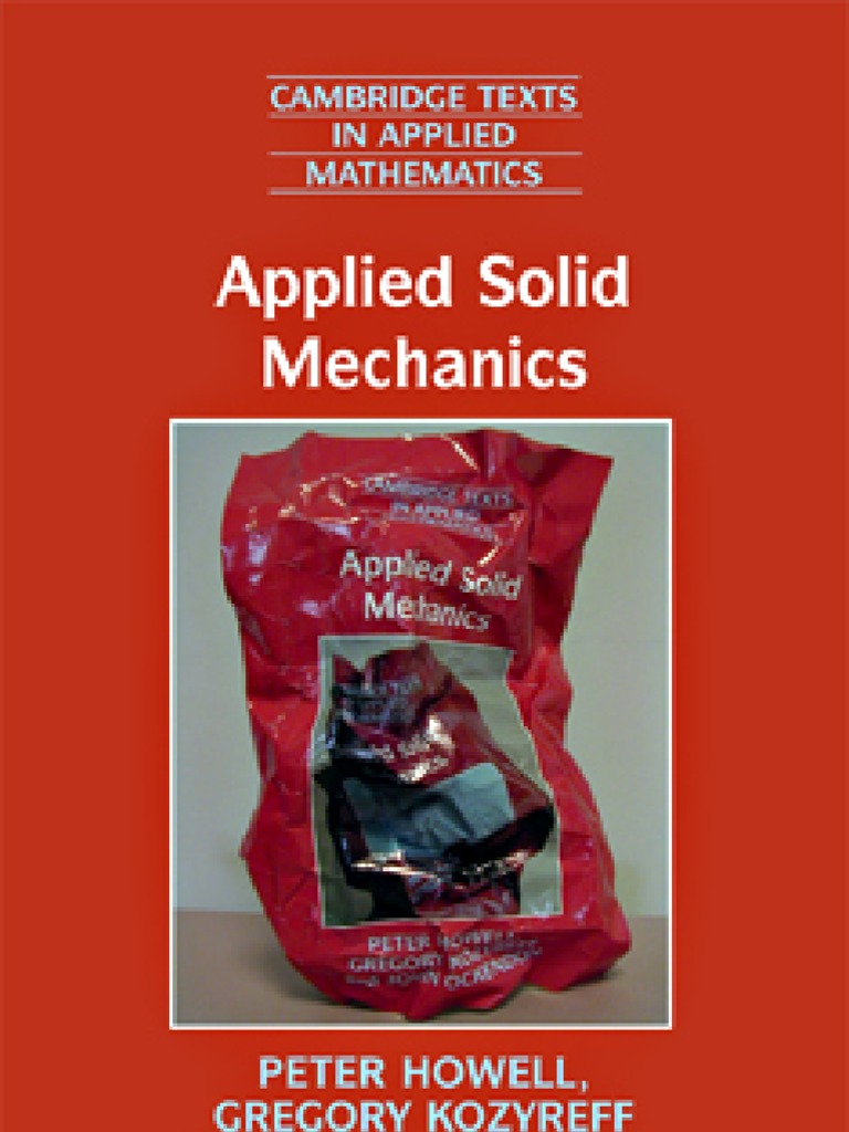 Applied Solid Mechanics | PDF | Linear Elasticity | Continuum Mechanics