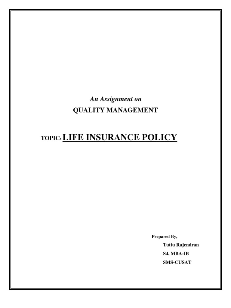 Life Insurance | PDF | Life Insurance | Insurance