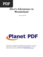 Alice in Wonderland Script | PDF | English Children's Novels | Works