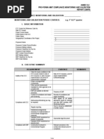 Annex 2 - 20-Sample Template For EMoP | PDF | Environmental Monitoring ...