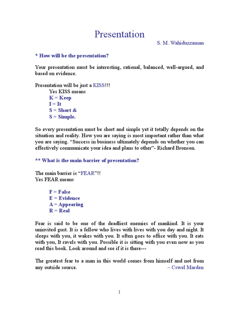 Presentation Part 2 | PDF | Learning | Communication