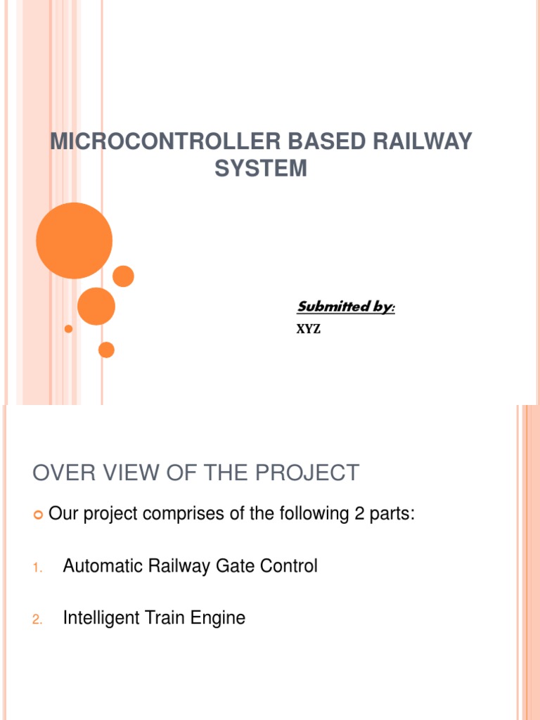 Micro Controller Based Railway System | PDF