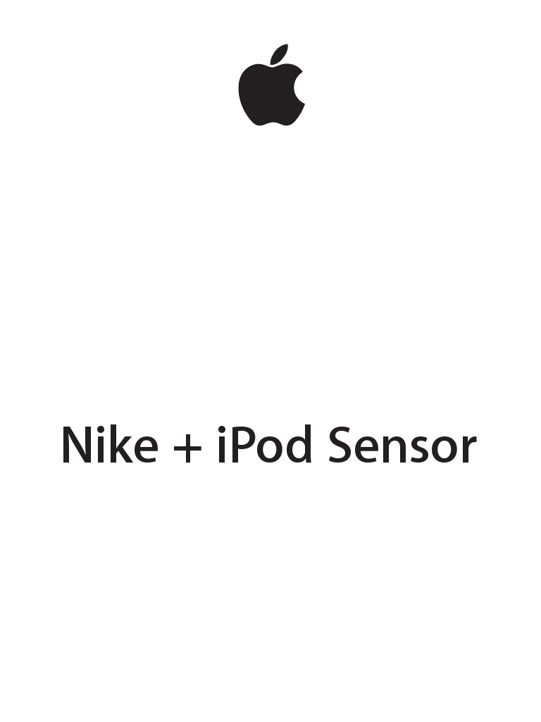 Nike Plus Ipod Sensor | PDF | I Pod | I Tunes