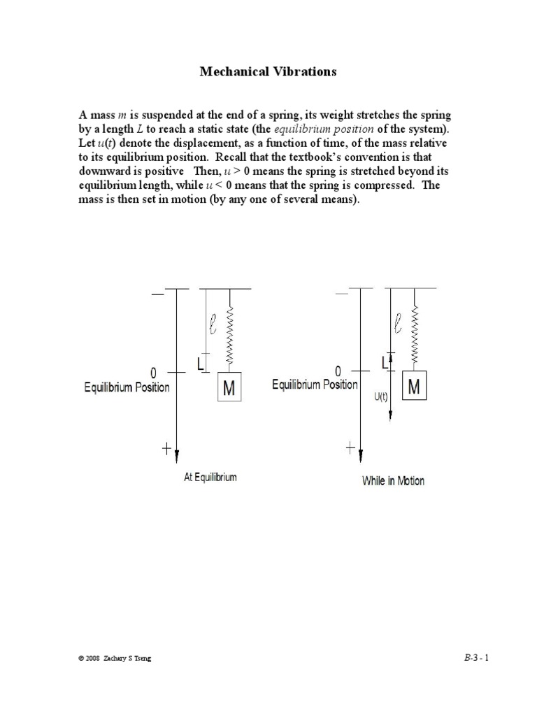 Mechanical Vibrations