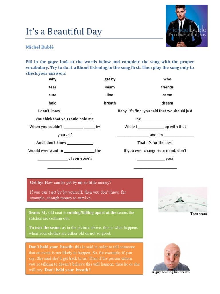 Michel Bublé - It's A Beautiful Day | PDF