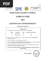 CSEC Agricultural Science Past Paper | PDF | Vocational Education ...