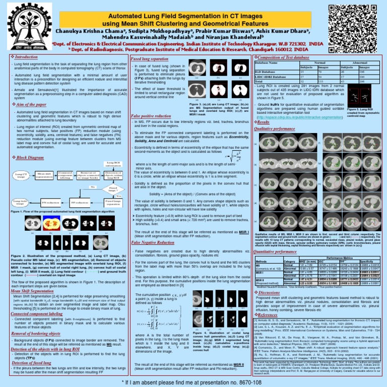 Chama 13 MI SPIE Poster - Automated Lung Field Segmentation in CT ... Chama 13 MI SPIE Poster - Automated Lung Field Segmentation in CT ...