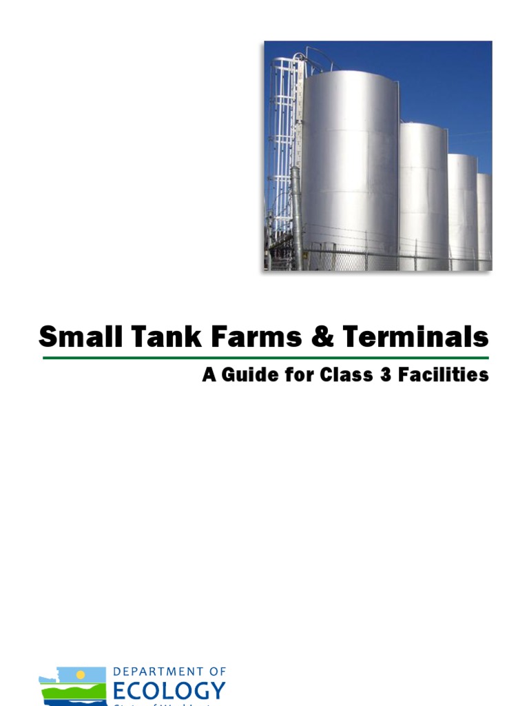 Small Tank Farms & Terminals: A Guide For Class 3 Facilities | PDF ...