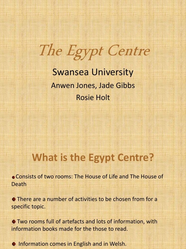 The Egypt Centre Powerpoint | PDF