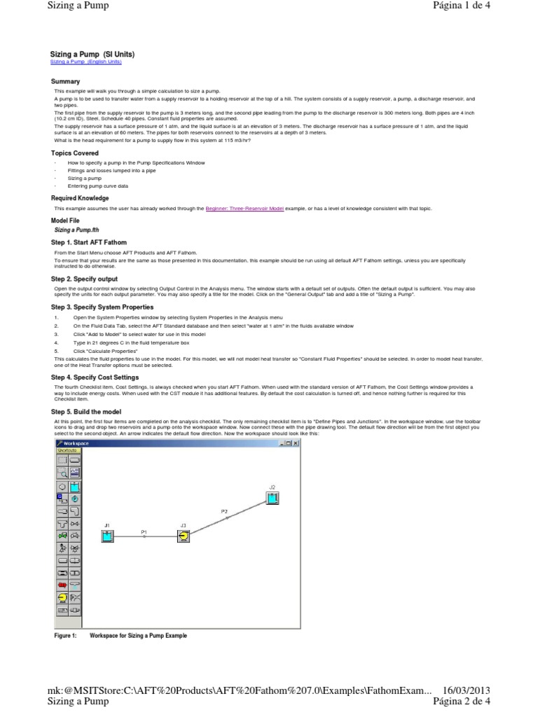 Fathom Examples Fat 002 | PDF | Pump | Pipe (Fluid Conveyance)