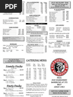 Bandanas Carryout Menu | PDF | Barbecue | Sausage