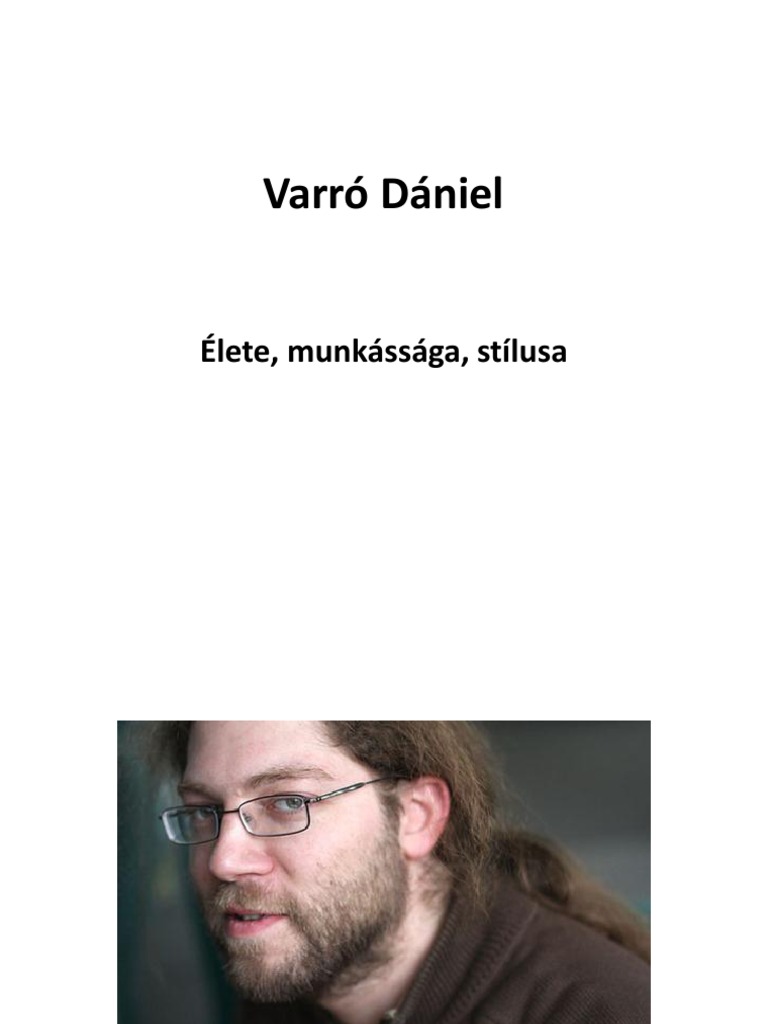 Varró Dániel Élete | PDF