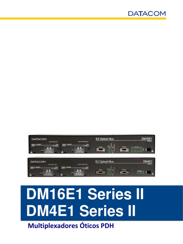 DM4E1-DM16E1 Series II - Descritivo | PDF | Topologia de rede | Ethernet