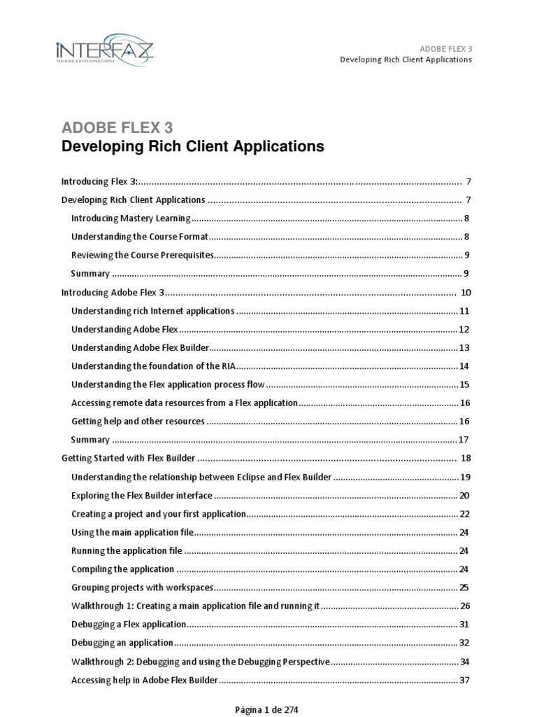 Developing Rich Client Applications | Download Free PDF | Apache Flex | Action Script