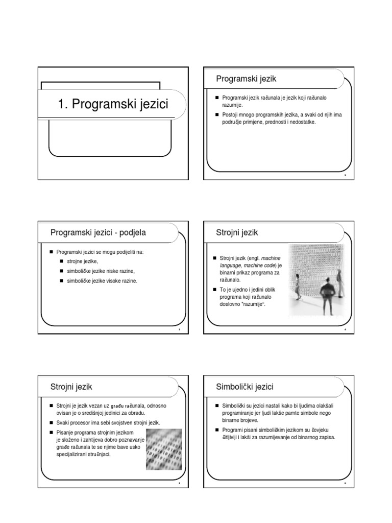 3.1.PDF Programski Jezici | PDF