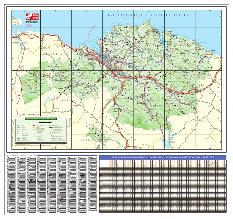 Mapa Bizkaia 2009 | PDF
