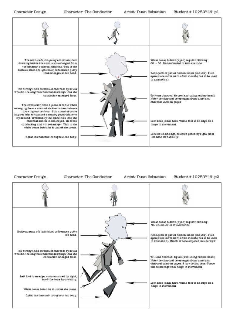 Character Design: The Conductor | PDF