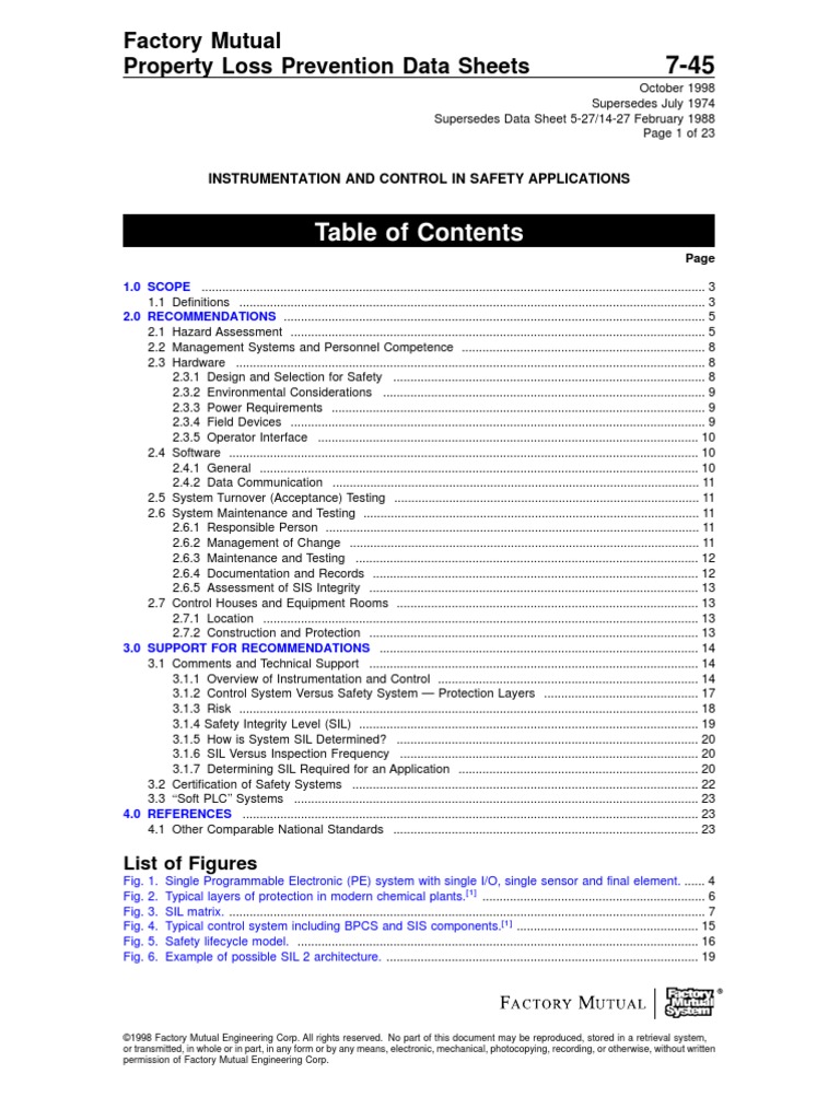 Instrumentation and Control Systems | PDF | Safety | Reliability ...