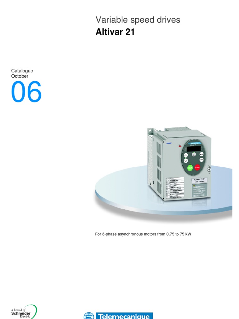 Altivar 21 Catalogue | PDF | Electromagnetic Compatibility ...