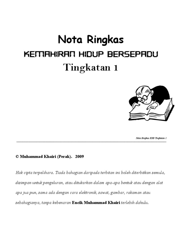 Nota Ringkas KHB Ting 1 | PDF