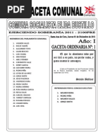 Estructura y Funciones de Comunas en Venezuela | PDF | Federación ...