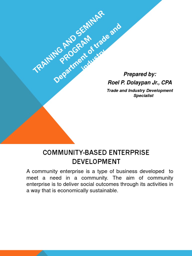 Training and Seminar Program | PDF | Business