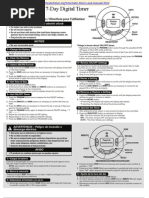 Digital Timer Instruction Manual | PDF | Timer | Clock