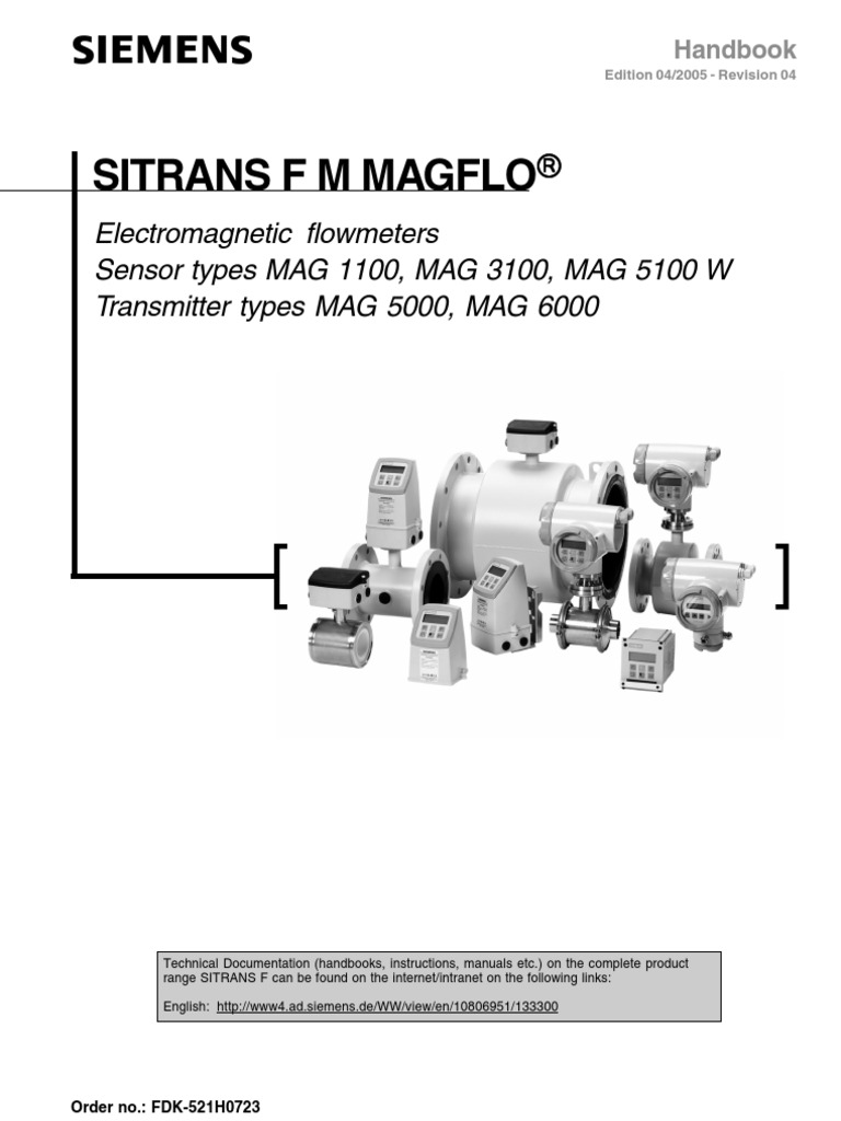 Magflo 5000 Mag 5100 | PDF | Flow Measurement | Electric Current