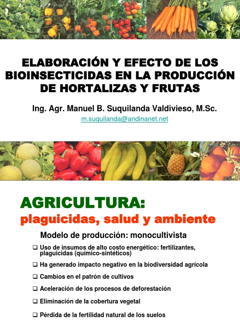 BIOINSECTICIDAS | Pesticida | Plaga (organismo)