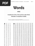 3BLD Letter Pair Memo Scheme | PDF