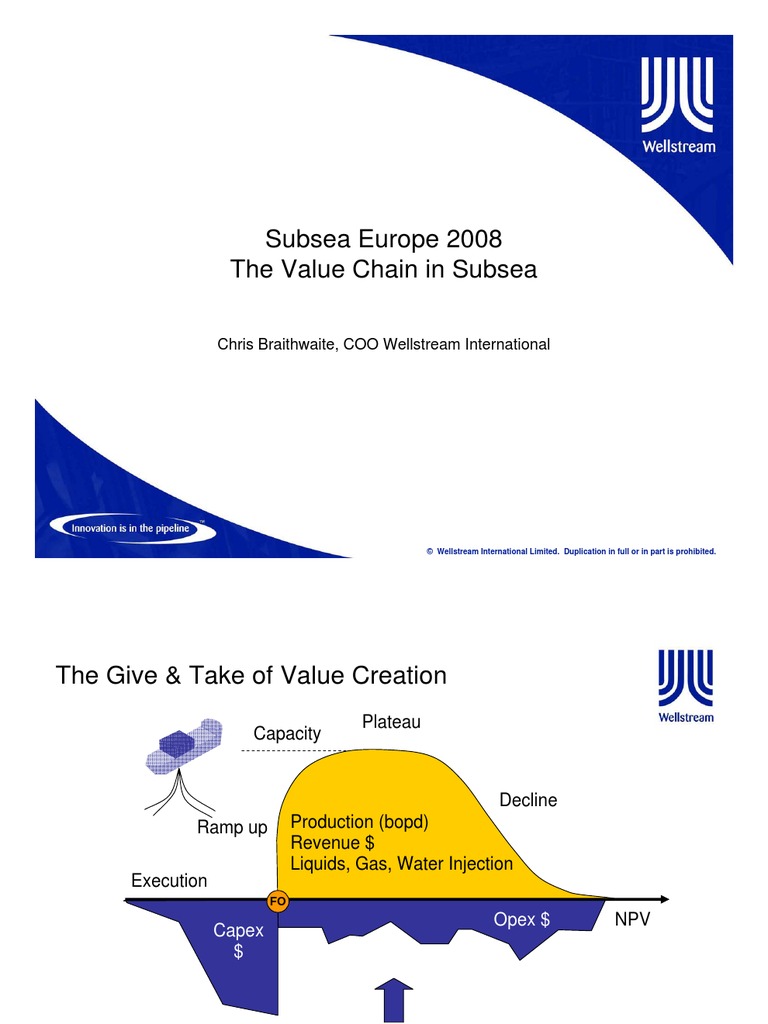 The Value Chain in Subsea | PDF | Steel Mill | Subsea (Technology)